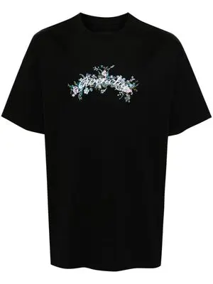 Givenchy T-shirt In Cotton Flowers