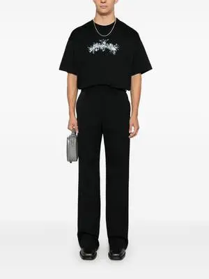 Givenchy T-shirt In Cotton Flowers