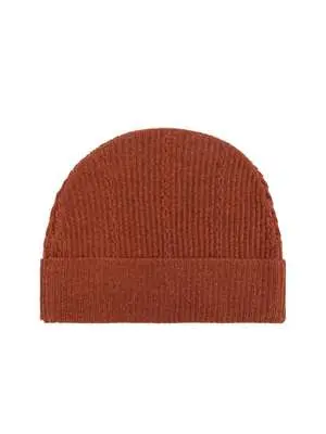 Etro Embroidered-logo Beanie - Orange