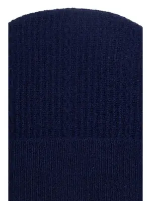 Etro Logo-embroidered Beanie - Blue