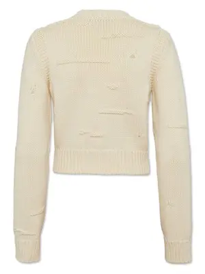 Dsquared2 Ripped-detailing Knitted Jumper