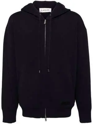 LANVIN Zip Up Hoodie - Blue