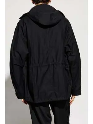 Yohji Yamamoto Zip-up Hooded Jacket