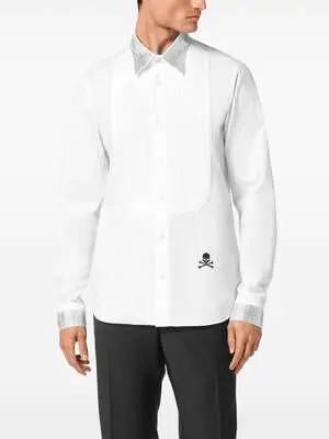 Philipp Plein Black Tie Shirt