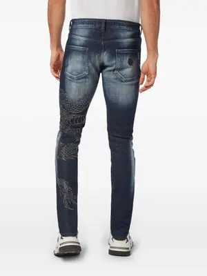 Philipp Plein Dragon-detail Jeans
