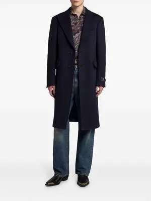 Etro Cashmere Knee-length Coat - Blue