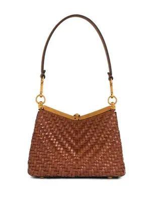 Etro Small Vela Woven Shoulder Bag