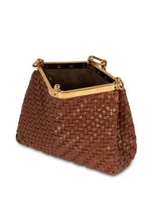 Etro Small Vela Woven Shoulder Bag