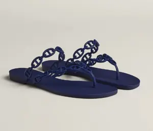 Hermès Island Sandal - Navy