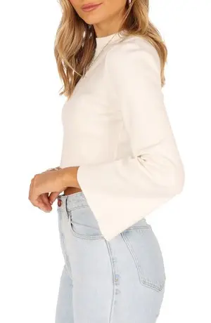 PETAL & PUP Fletcher Rib Crop Sweater