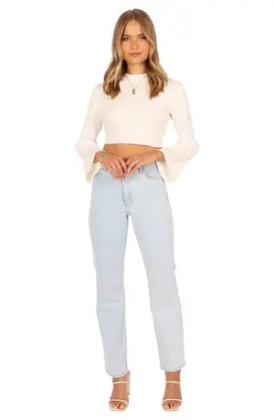 PETAL & PUP Fletcher Rib Crop Sweater