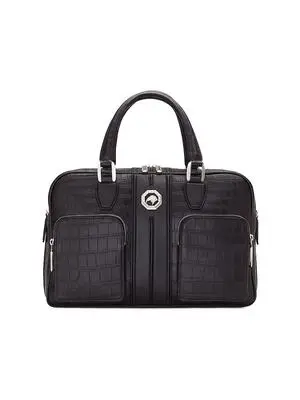Stefano Ricci Stefano Ricci Crocodile Leather Business Bag - Black