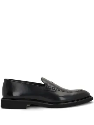 DOUCAL'S Leather Loafers - Black