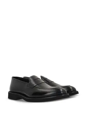 DOUCAL'S Leather Loafers - Black