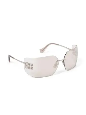 Miu Miu Runway Sunglasses - Silver