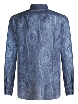 Etro Paisley-print Shirt - Blue