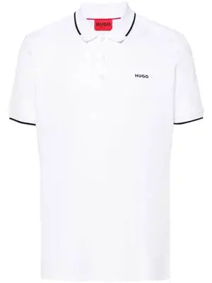 Hugo Logo-appliqué Polo Shirt