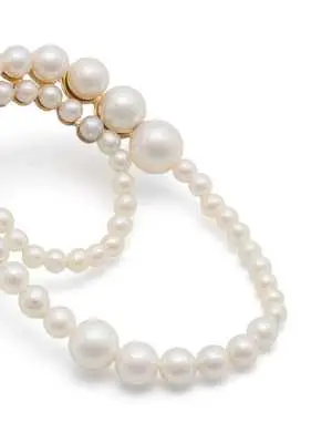 Sophie Bille Brahe 14kt Recycled Yellow And Pearl Single Earring - Gold