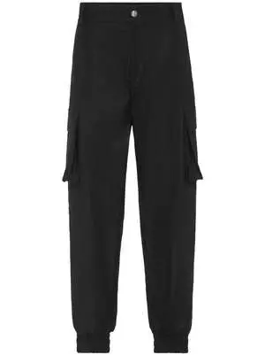 Philipp Plein Black Wash Pants For Men