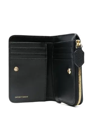 Emporio Armani Logo-debossed Wallet - Black