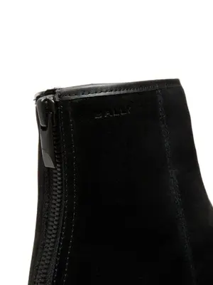 Bally Curling Ankle Boots - Black
