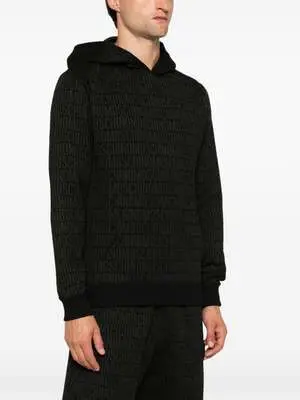 Moschino All-over Logo Print Hoodie