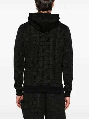 Moschino All-over Logo Print Hoodie
