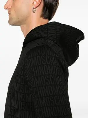 Moschino All-over Logo Print Hoodie