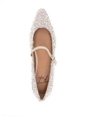 Roberto Festa Icaro Ballerina Flats - Neutrals