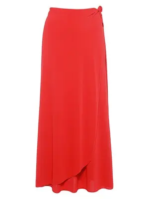 ERES Julieta Tie-waist Sarong Skirt Ecarlate