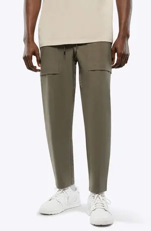 CUTS Icon Pull-on Crop Stretch Pants - Tea Leaf