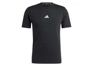 Adidas Workout Logo Tee Shirt - Black/white