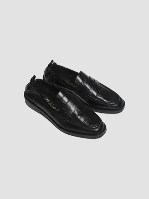 3.1 Phillip Lim Alexa Embossed Leather Loafers