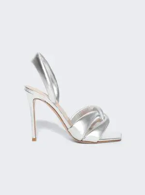 Women's Metallic Stiletto Sandals