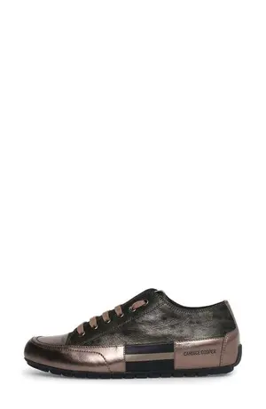 CANDICE COOPER Rock Patch Metallic Sneakers - Bronze Gold