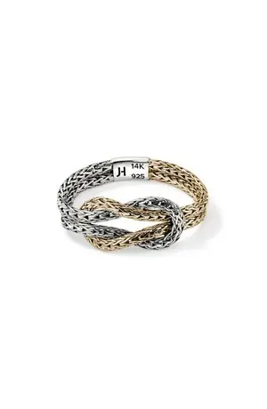 John Hardy Love Knot Ring - Silver/gold