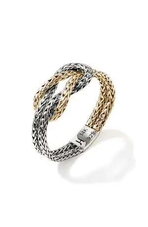 John Hardy Love Knot Ring - Silver/gold