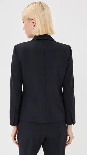 Theory One-button Suiting Jacket - Deep Navy