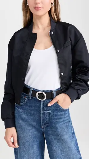 Rag & Bone Audrey Leather Belt - Black