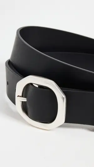 Rag & Bone Audrey Leather Belt - Black