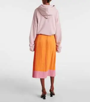 Dries Van Noten Midi Skirt - Orange