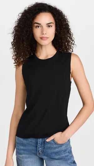 Theory Crew Neck Shell Top