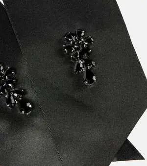Simone Rocha Embellished Bow Barrette