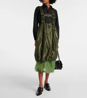 Noir Kei Ninomiya Shirred Cotton Shirt
