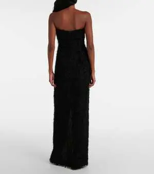 TOTEME Strapless Fil Coupé Maxi Dress