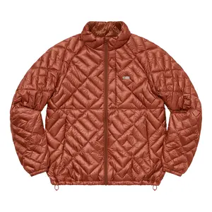 Supreme Spellout Quilted Lightweight Down Jacket - Orange