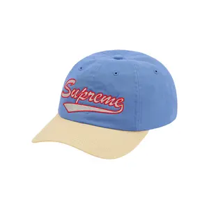 Supreme Leather Visor 6-panel Cap - Blue