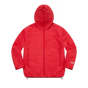 Supreme Full Zip Facemask Jacket - Red