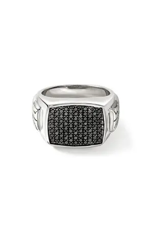John Hardy John Hardy Fine Signet Ring Black/silver
