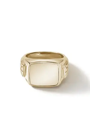 John Hardy John Hardy Fine Signet Ring Gold